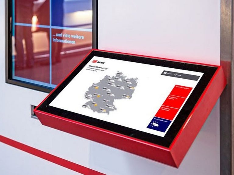 Digital Signage: Neues Kundenterminal bei der Deutschen Bahn | invidis