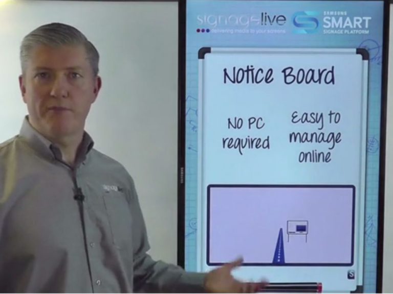 Samsung SoC: Signagelive mit Multizone-Layout und Pivot-Funktion | invidis