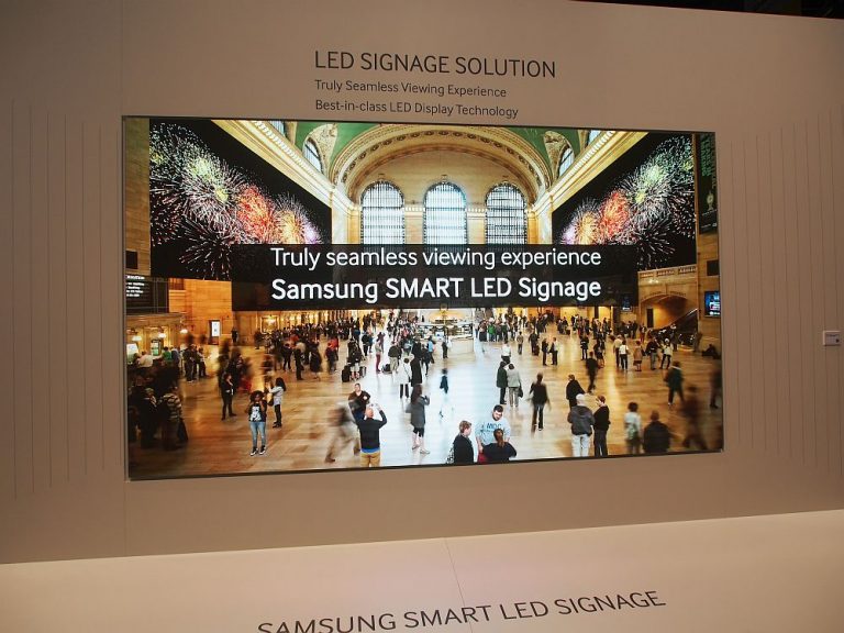 ISE 2015: Samsung kegelt SiliconCore aus – LED Signage mit 1,1mm Pitch ...