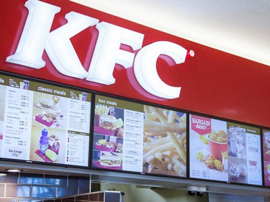 Digital Menu Boards: Roll out von DMBs für alle 800 UK-Filialen bei KFC ...