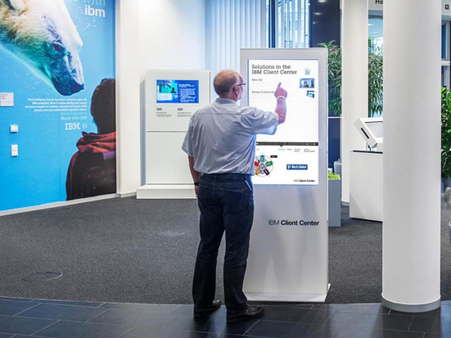 Interaktives Digital Signage: IBM setzt auf Digital Signage im Client ...