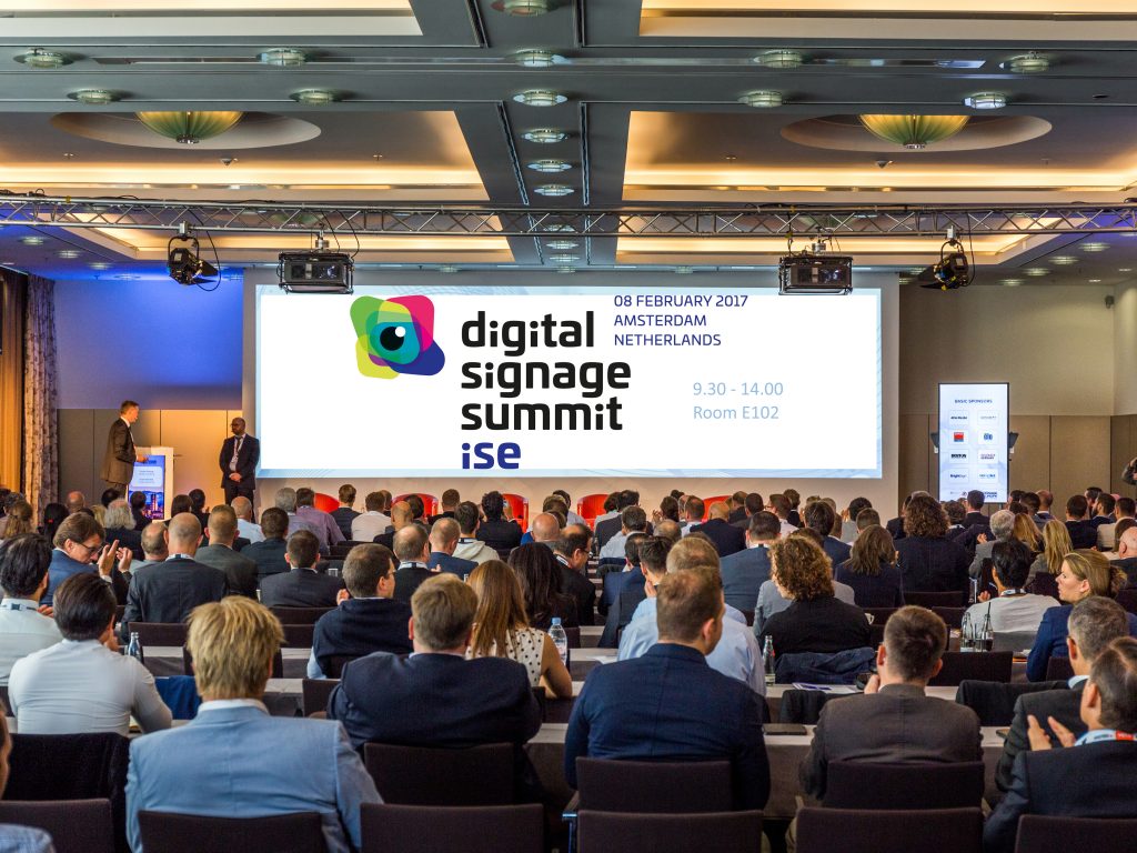ISE 2017: Digital Signage Summit Mittwoch | invidis