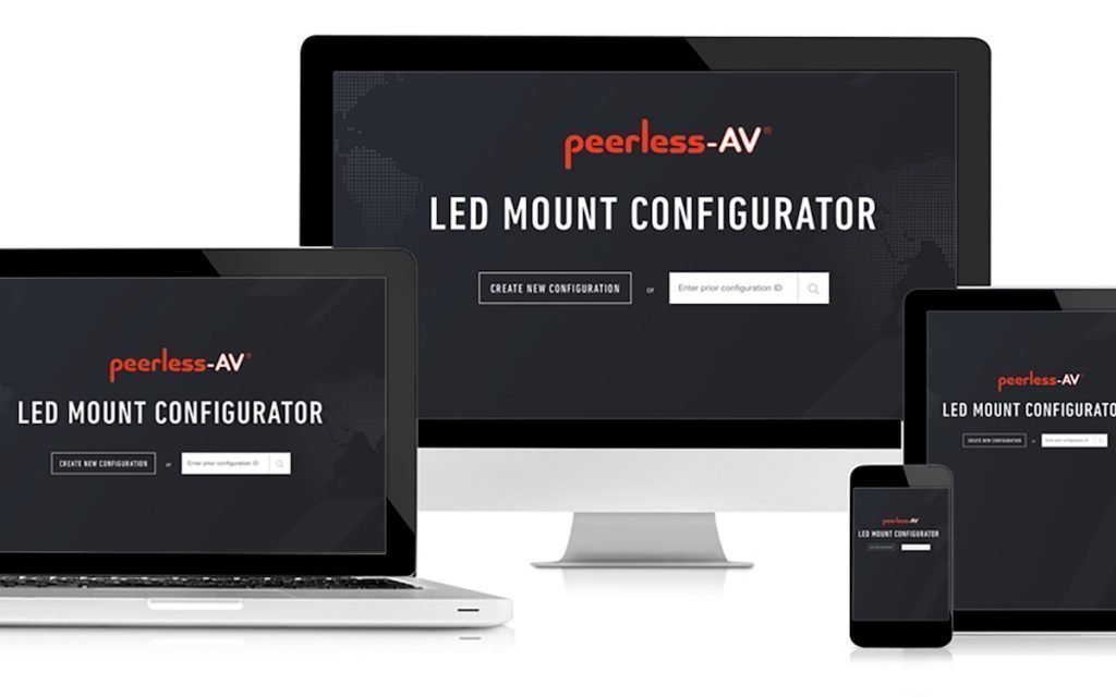 Videowalls: Neuer LED-Videowand-Konfigurator von Peerless-AV | invidis