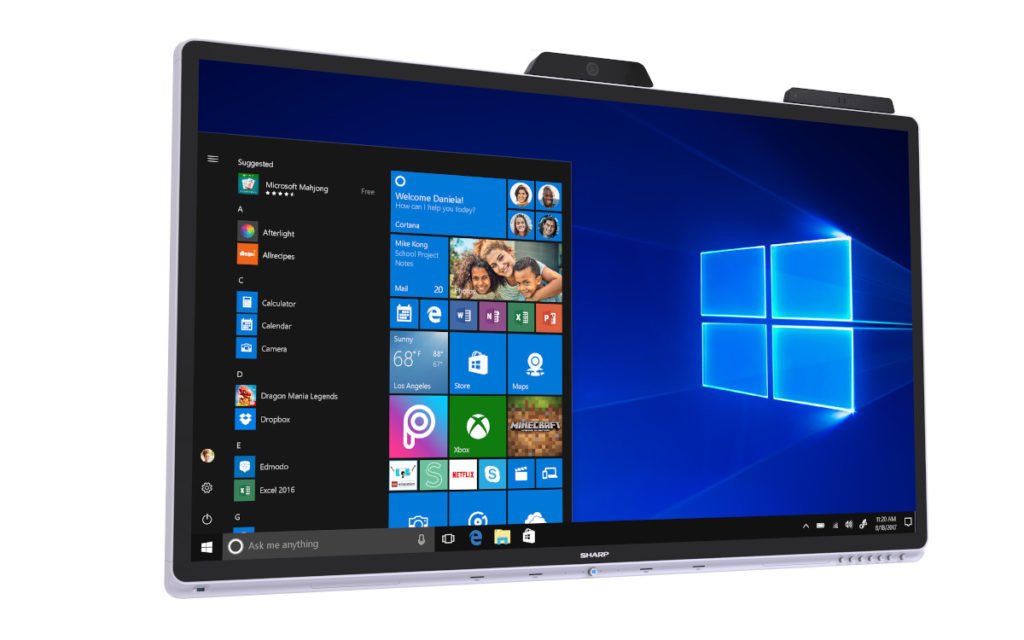 IoT trifft Meeting: Windows Collaboration Display von Sharp nun ...