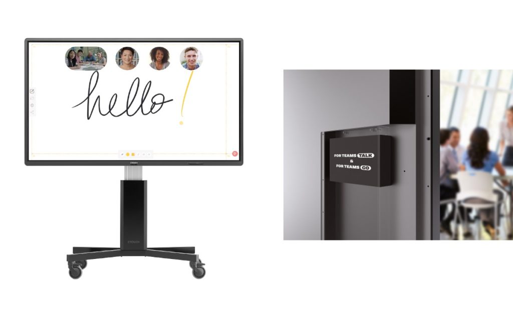 Collaboration: Touchscreen trifft Teams | invidis