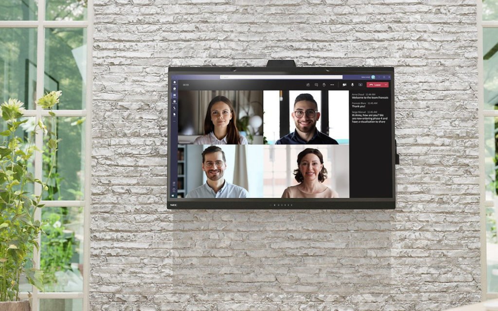 Huddle Corner: Sharp NEC präsentiert 55“ Windows Collaboration Display ...