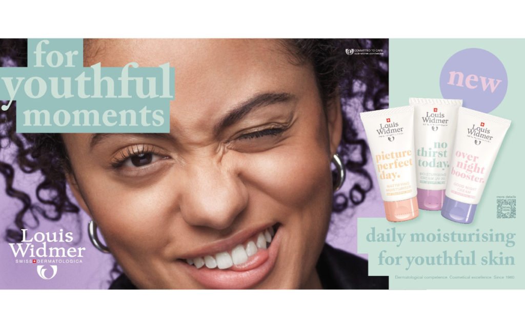 Kosmetik-Kampagne: Louis Widmer zeigt Gesicht am POS | invidis