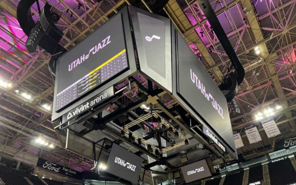 NBA: Three-Sixty-LED-Dunk bei den Utah Jazz | invidis