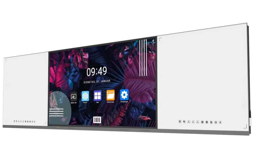 Digitale Tafelflügel: Hybrid-Whiteboard von Heinekingmedia | invidis