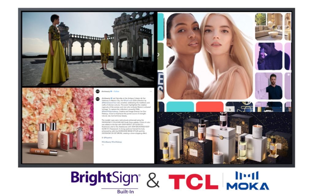 Mit Moka Technology: Neue Displays mit Brightsign-Built-In | invidis