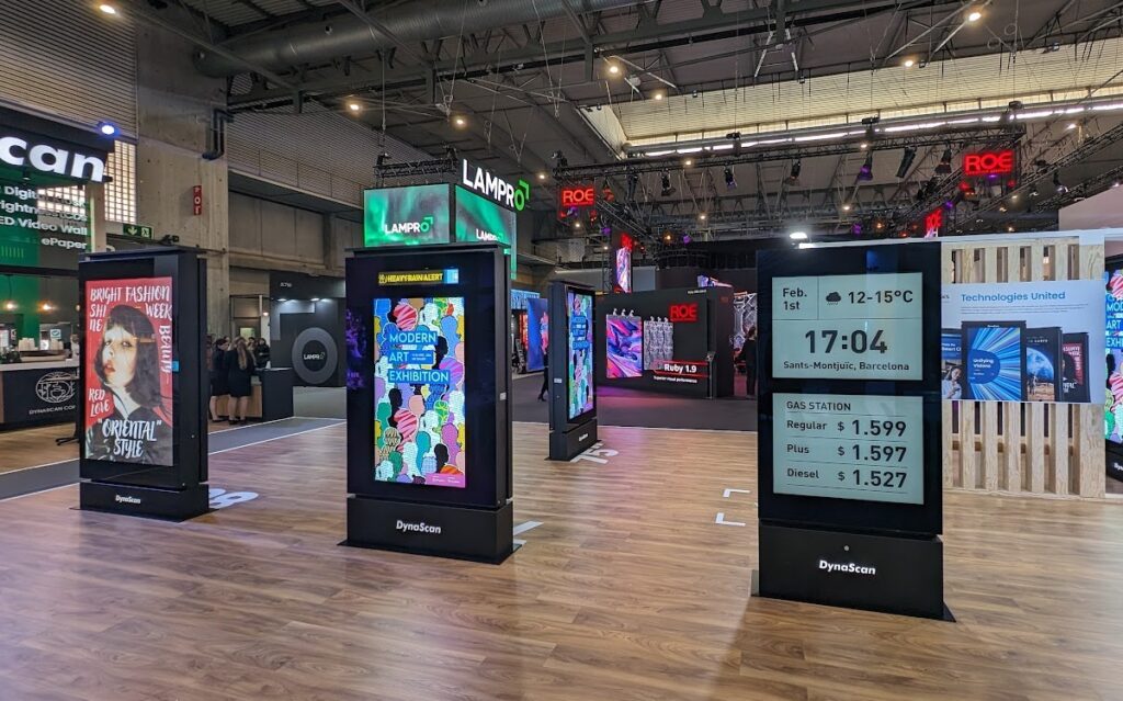ISE 2024: DooH-Stelen – aber zukunftssicher | invidis ISE 2024: DooH-Stelen – aber zukunftssicher | invidis