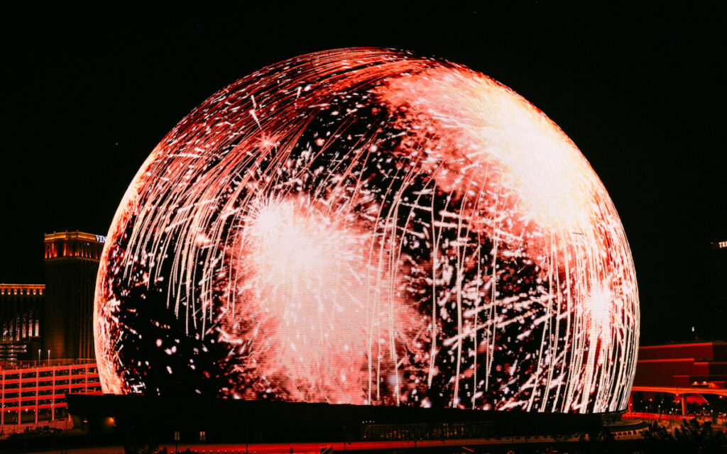 Las Vegas: The Sphere feiert Fourth of July 2024 | invidis