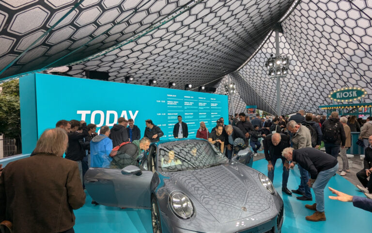 IAA Mobility 2025 Open Space: Fläche von Porsche | invidis